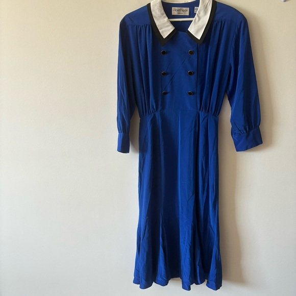 Albert Nipon | Dresses | Vintage 97s Albert Nipon Double Breasted Color ...